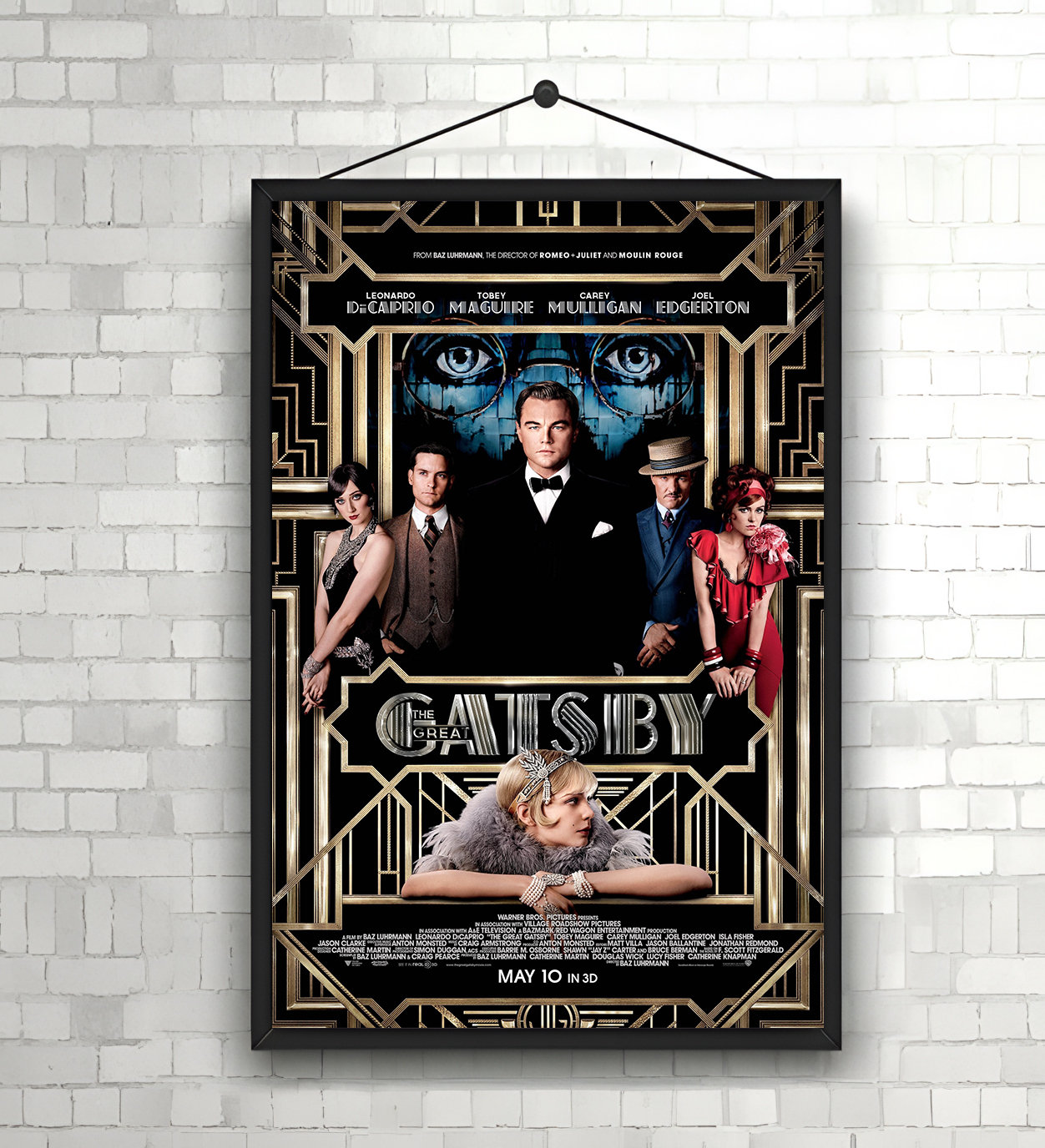 The Great Gatsby Movie Poster High Quality Print Photo Wall Art Canvas ...