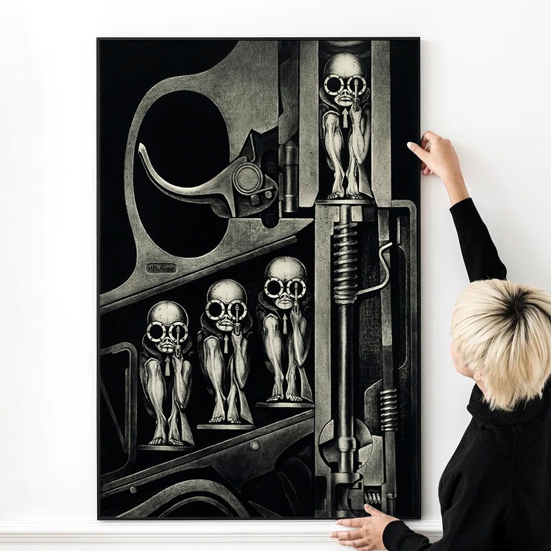 Giger Alien Print - Etsy