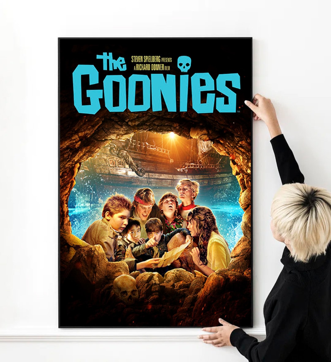 The Goonies Movie Poster High Quality Print Photo Wall Art Canvas Cloth ...