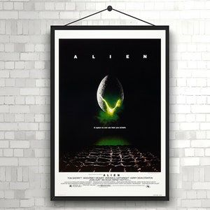 Alien Movie Poster High Quality Print Photo Wall Art Canvas Cloth ...