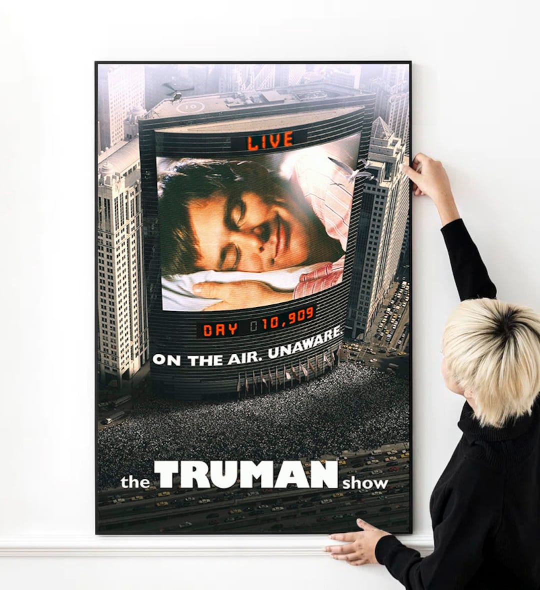 The Truman Show Movie Poster High Quality Print Photo Wall Art Canvas ...