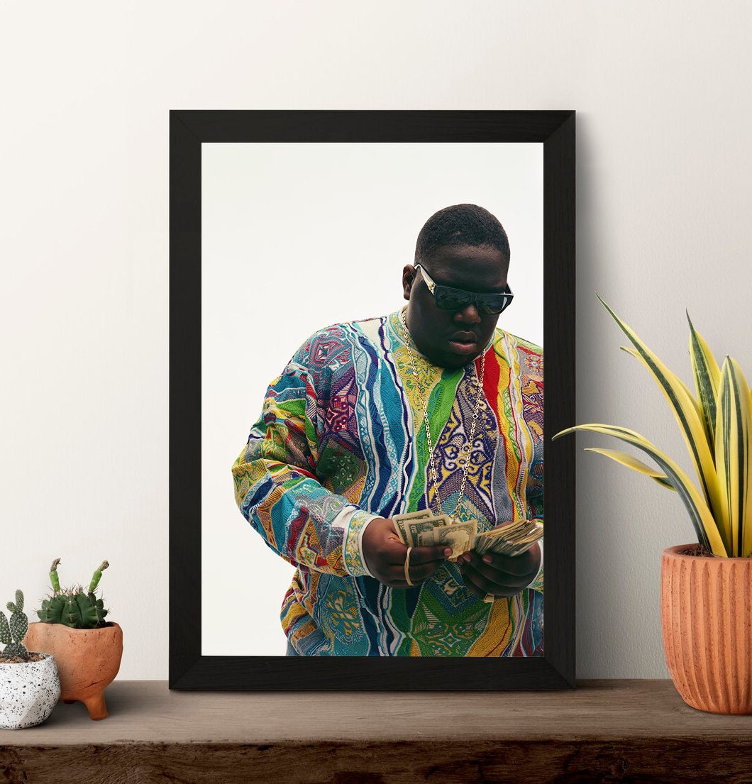Póster Notorious BIG Leyenda de Rap, Biggie Rapero, Retro Hip Hop ...