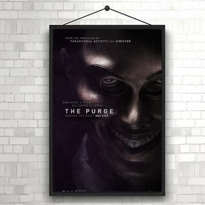 The Purge Movie Poster High Quality Print Photo Wall Art Canvas Cloth ...