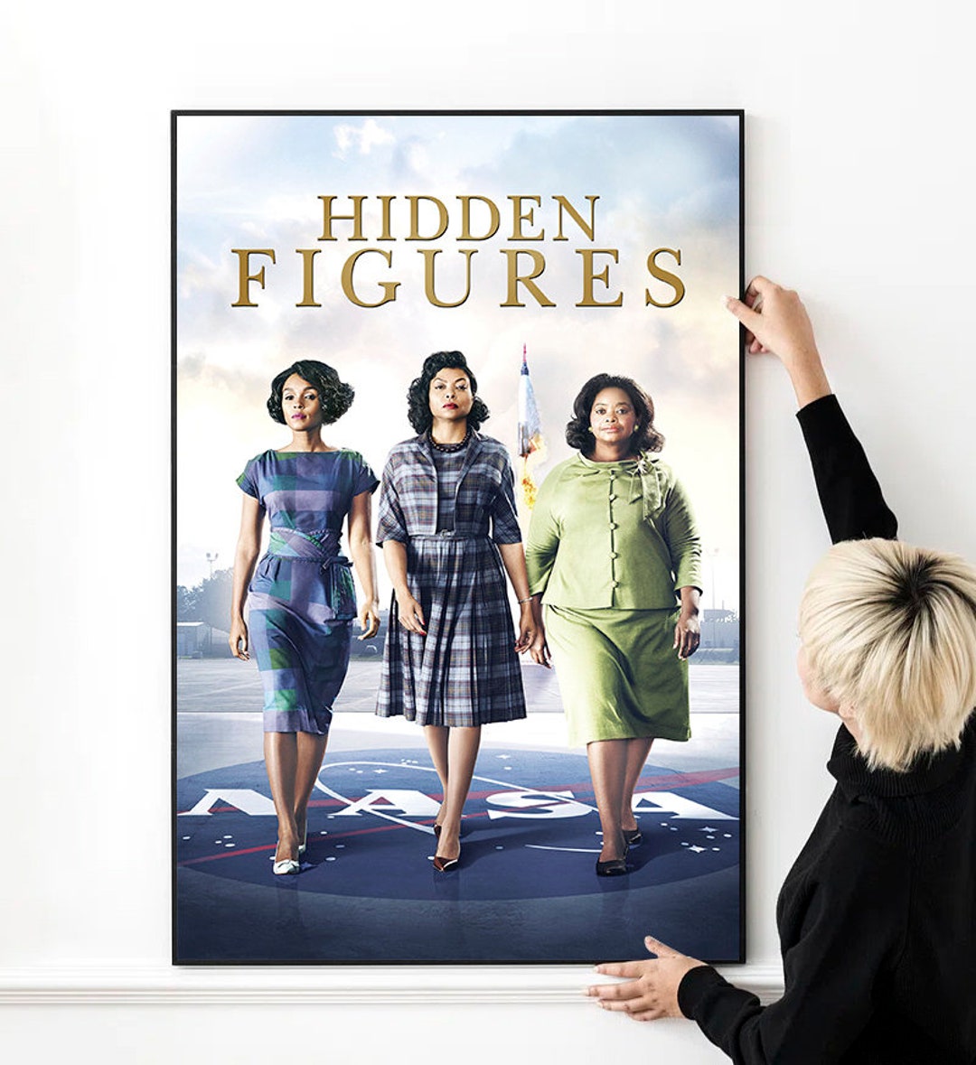 Hidden Figures Movie Poster High Quality Print Photo Wall Art Canvas ...