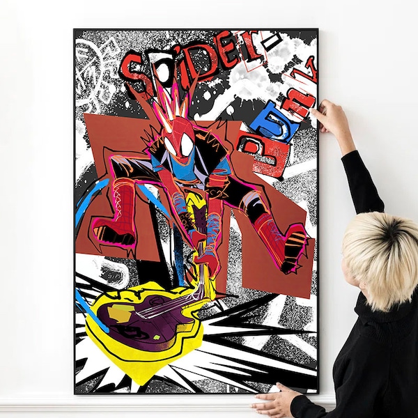 Spider Punk Poster - Etsy