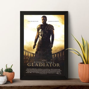 Gladiator (2000) Movie Poster High Quality Print Photo Wall Art Canvas ...