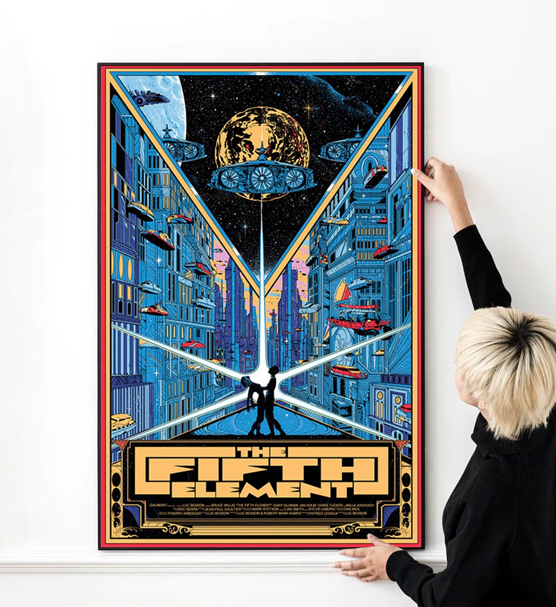 The Fifth Element Movie Poster High Quality Print Photo Wall Art Canvas ...