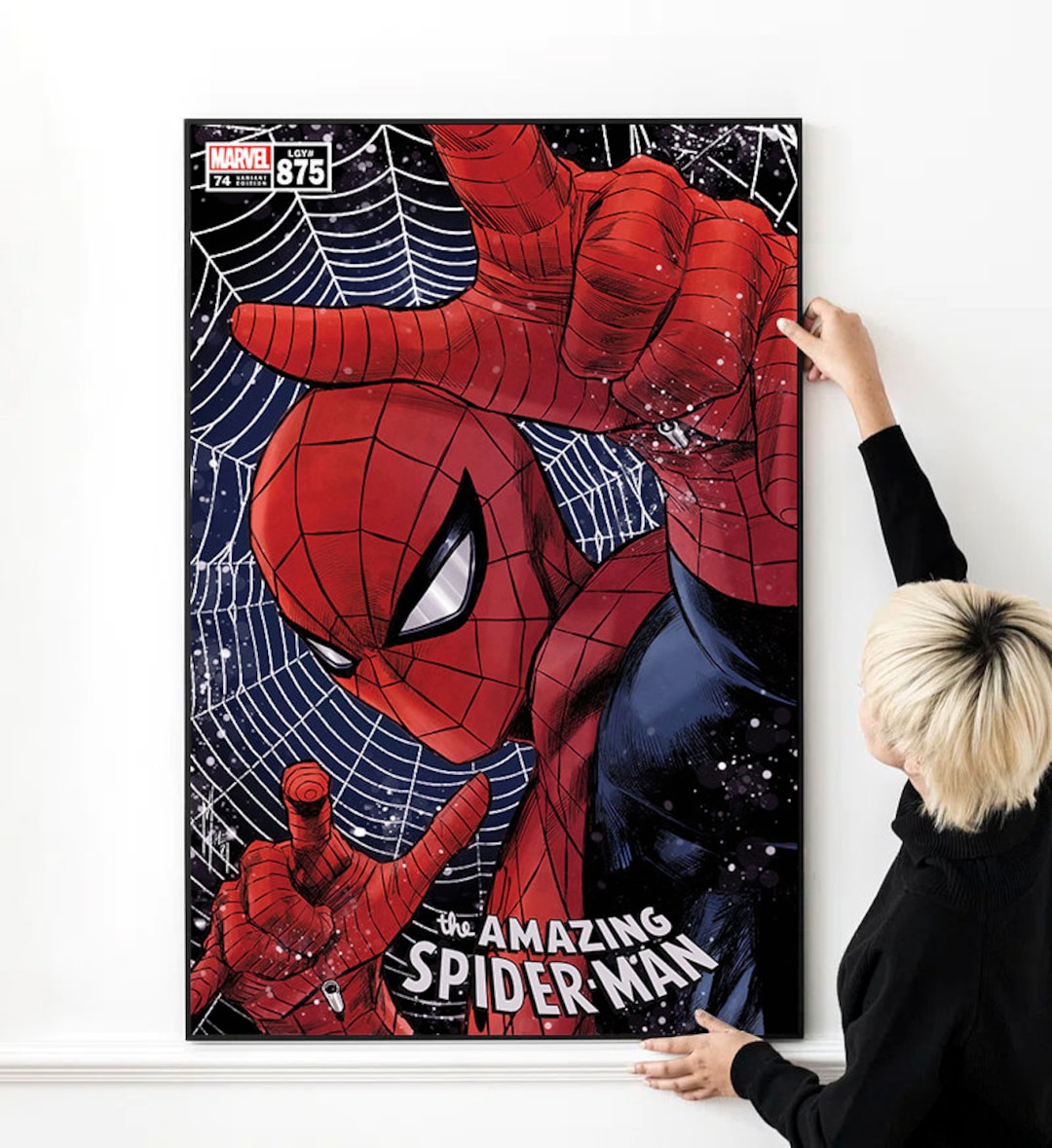 Spider-man Marvel Comics Poster High Quality Print Photo Wall Art ...
