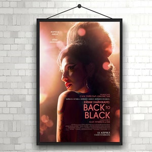 Back to Black (2024) Classic Movie Poster High Quality Print Photo Wall ...