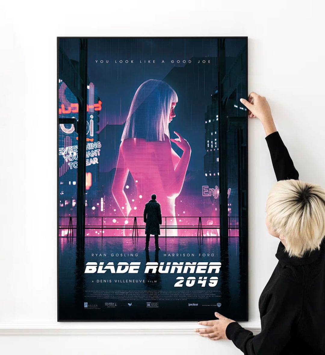Blade Runner 2049 Movie Poster High Quality Print Photo Wall Art Canvas ...