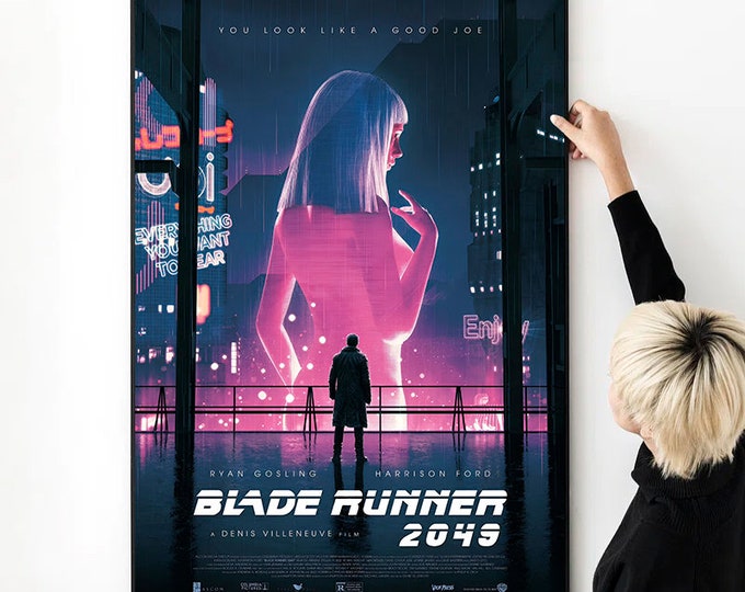 Blade Runner 2049 Minimalist Poster Movie Print, Movie Wall Art - Etsy