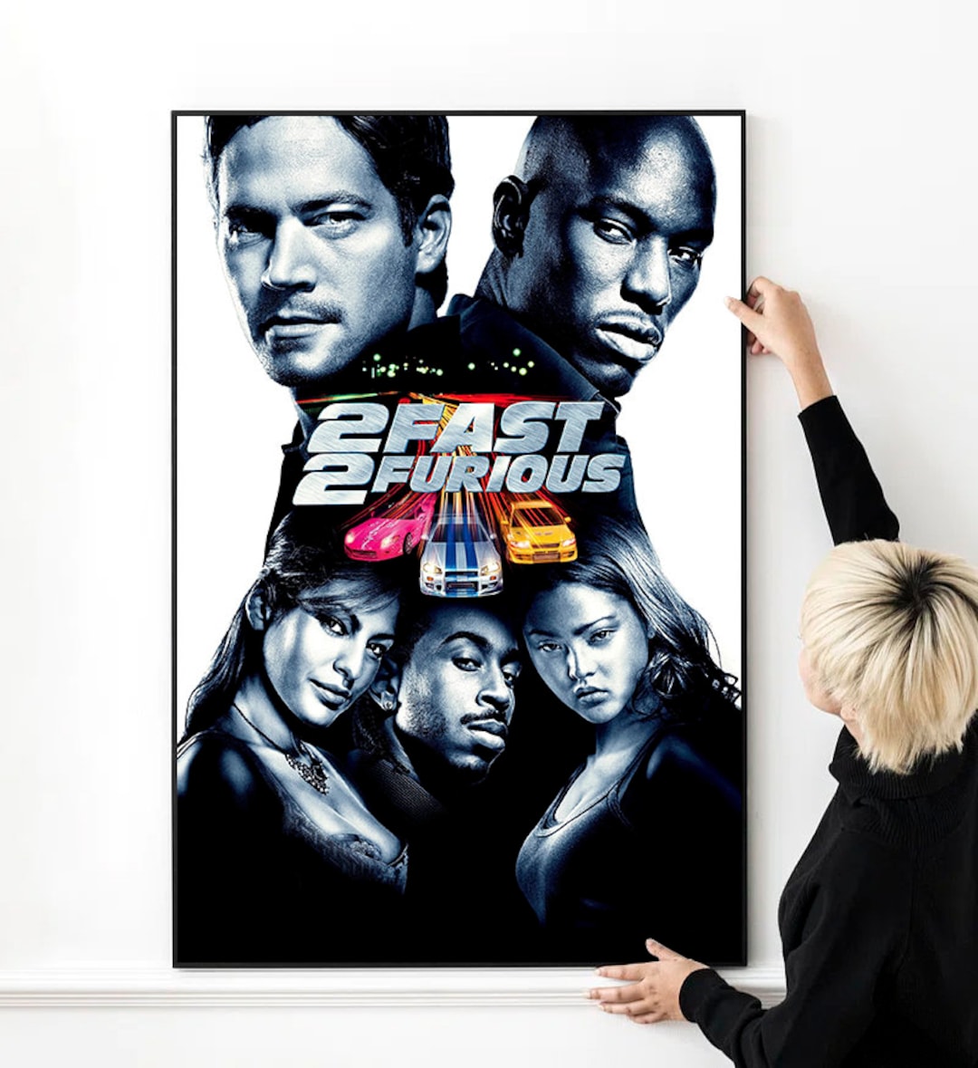 2 Fast 2 Furious Movie Poster High Quality Print Photo Wall Art Canvas ...