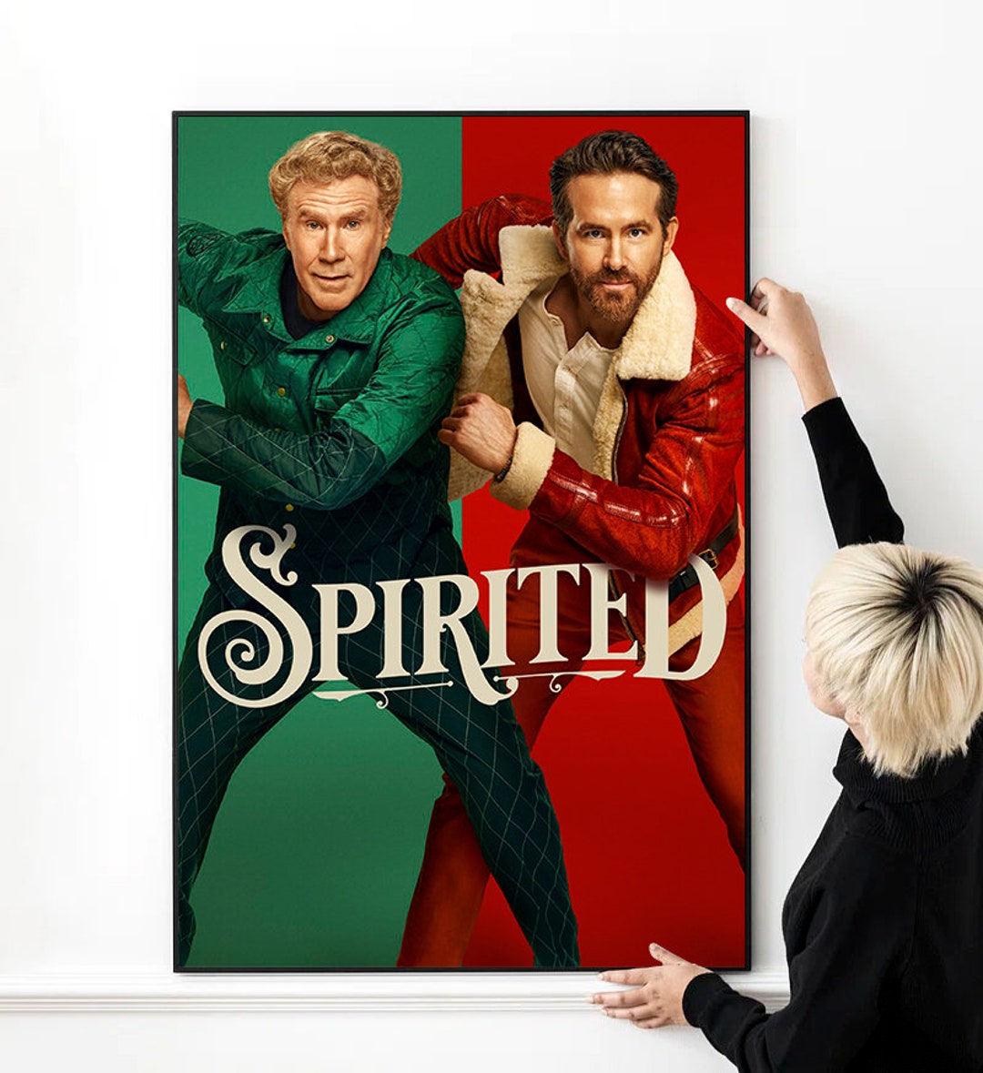 Spirited (2022) Movie Poster High Quality Print Photo Wall Art Canvas ...