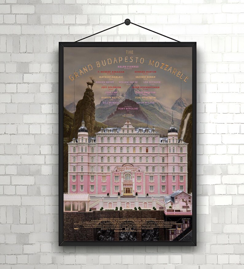 The Grand Budapest Hotel Movie Poster High Quality Print Photo Wall Art ...