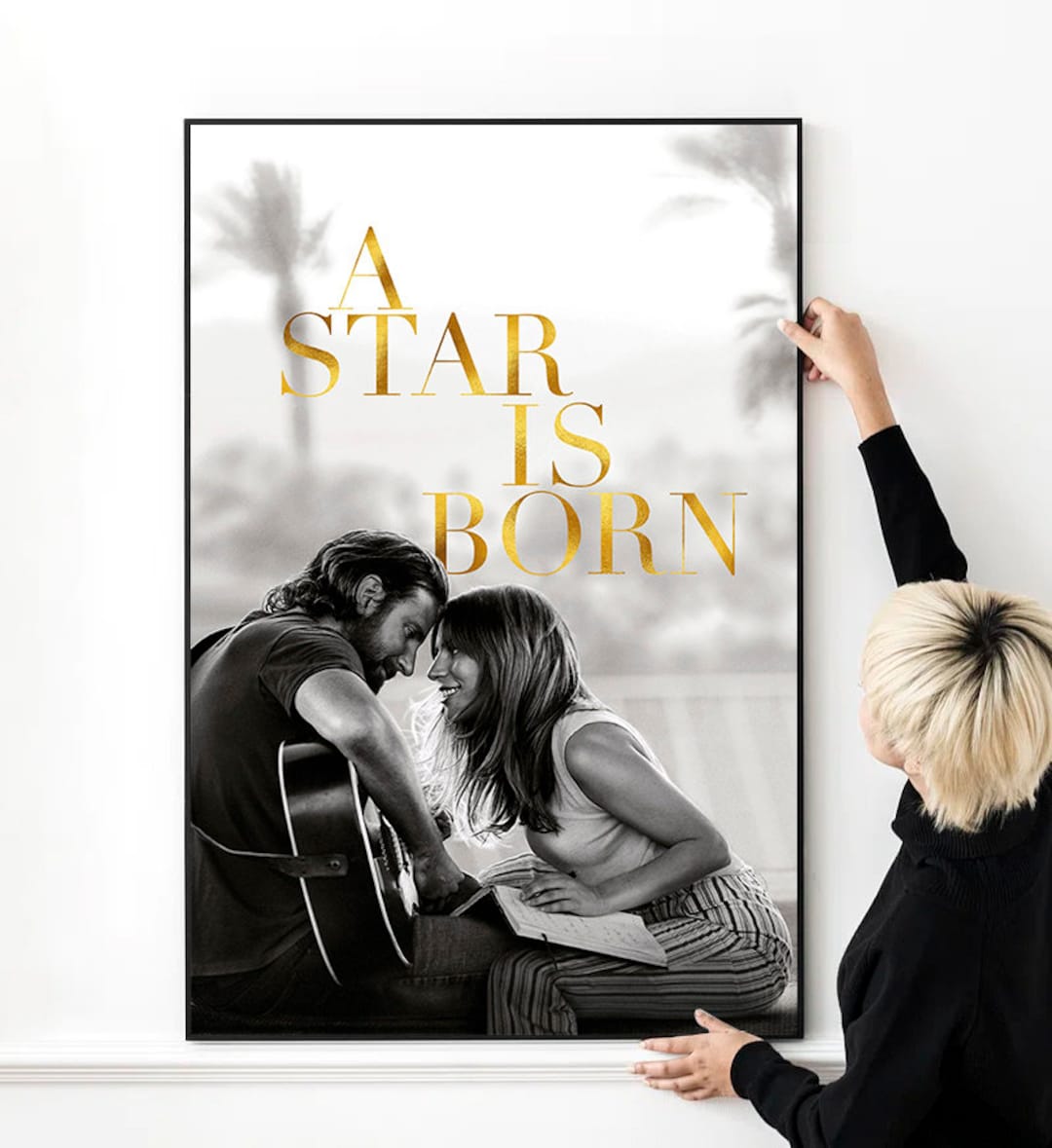 A Star is Born 2018 Movie Poster High Quality Print Photo Wall Art ...