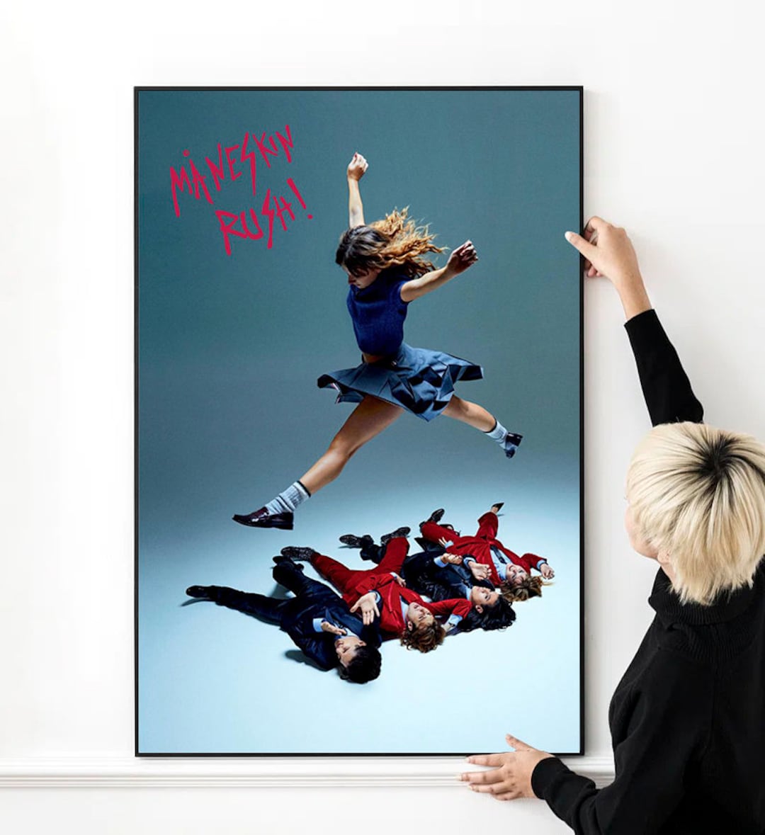 Maneskin Rush Italian Music Poster High Quality Print Photo Wall Art ...