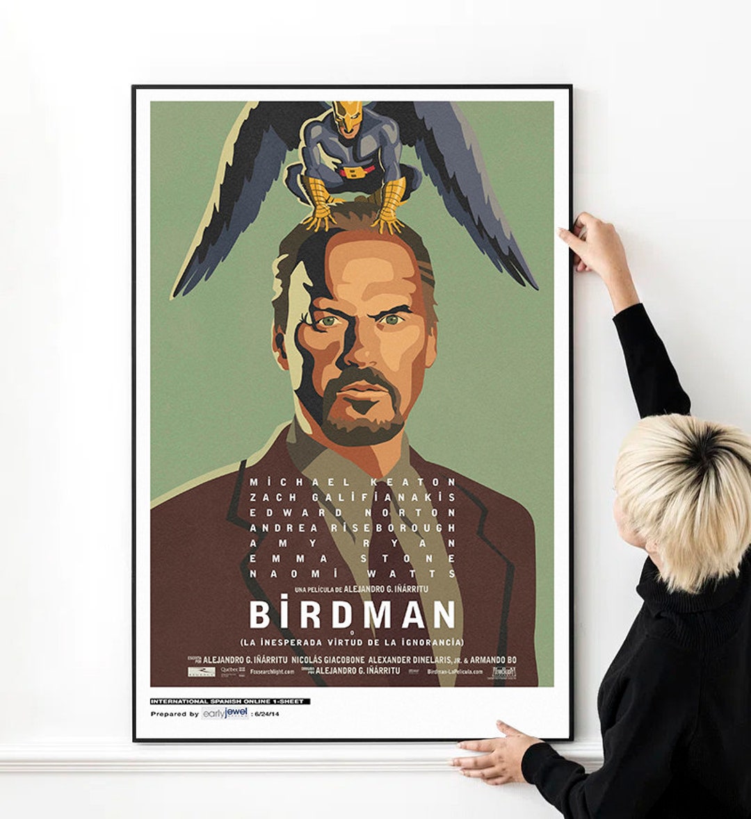 Birdman or (the Unexpected Virtue of Ignorance) 2014 Artwork Movie ...