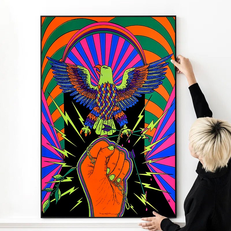Flocked Poster - Etsy