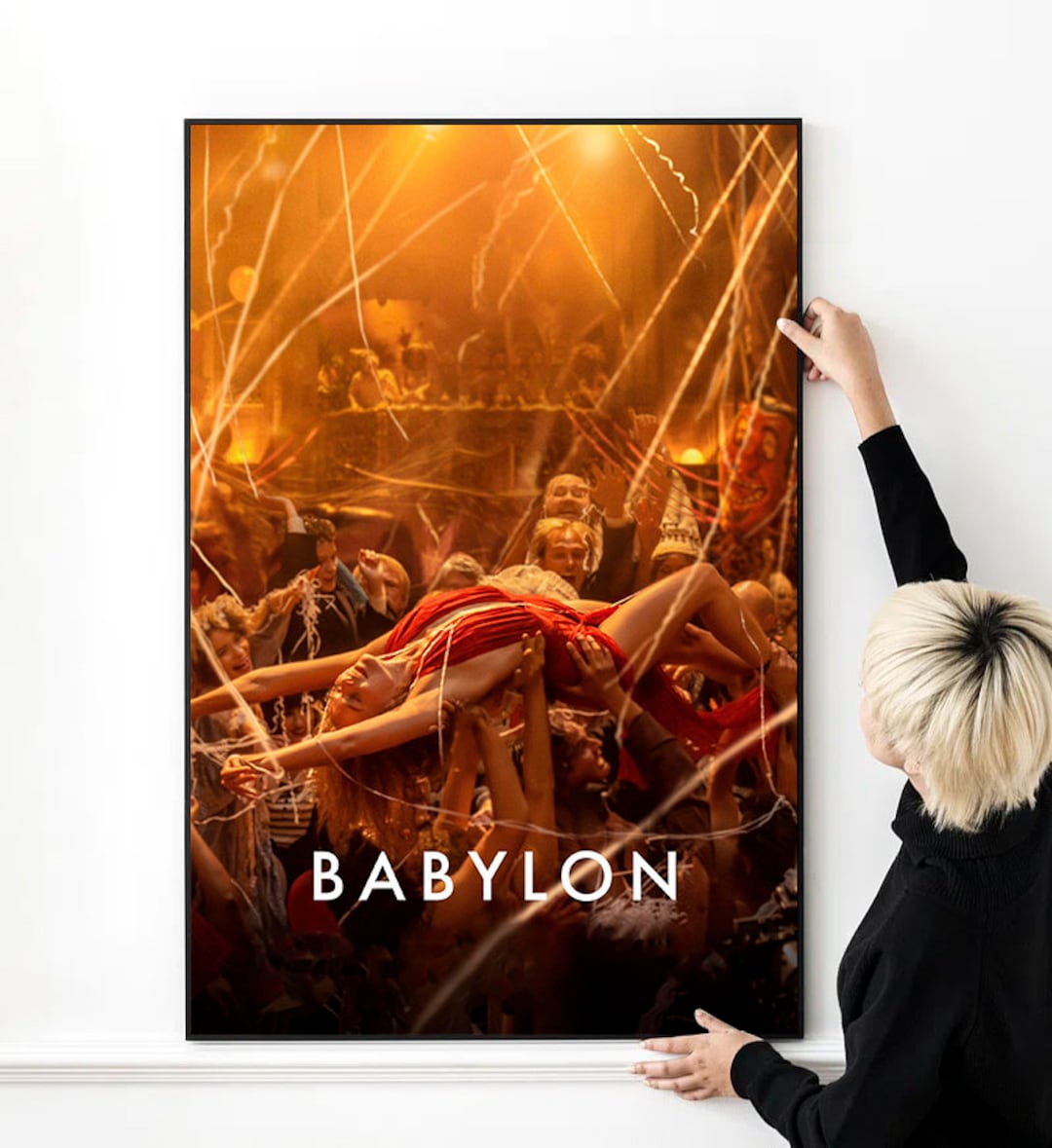 Babylon Movie Poster High Quality Print Photo Wall Art Canvas Cloth ...