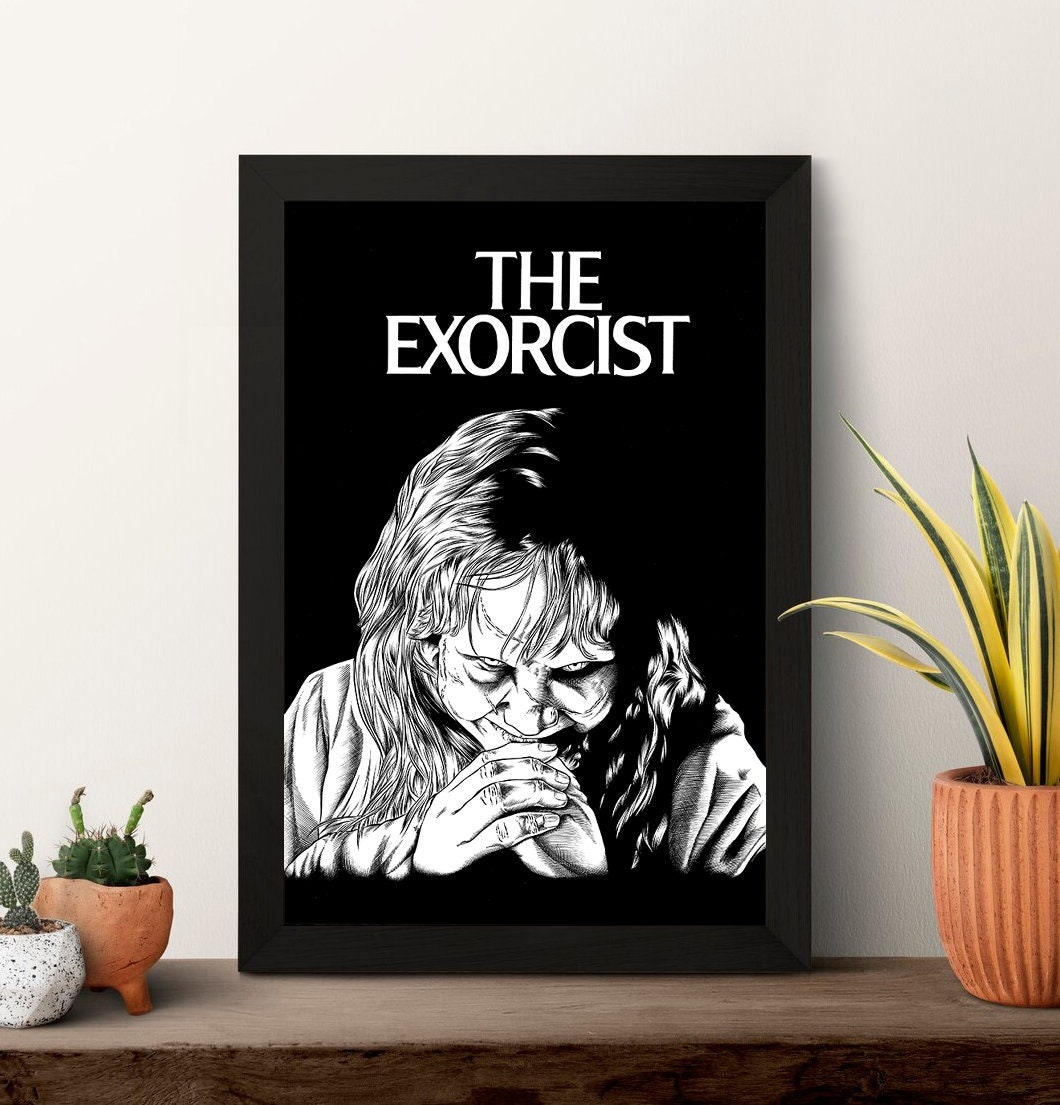 The Exorcist Minimal Artwork Classic Horror Alternative Poster - Etsy