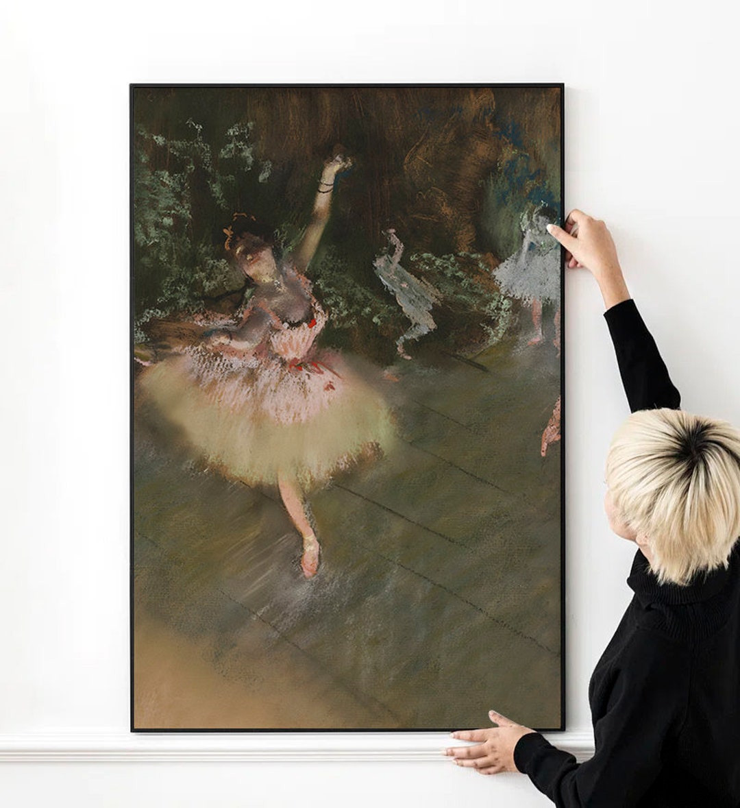 Edgar Degas the Star Ballet Dance Academy Show High Quality Print Photo ...