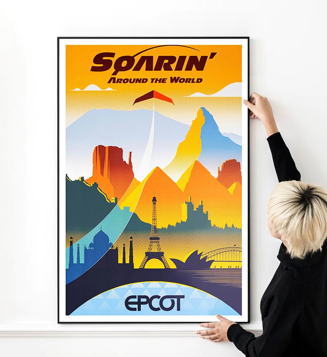 Disney Epcot Center Attraction Poster High Quality Print Photo Wall Art ...