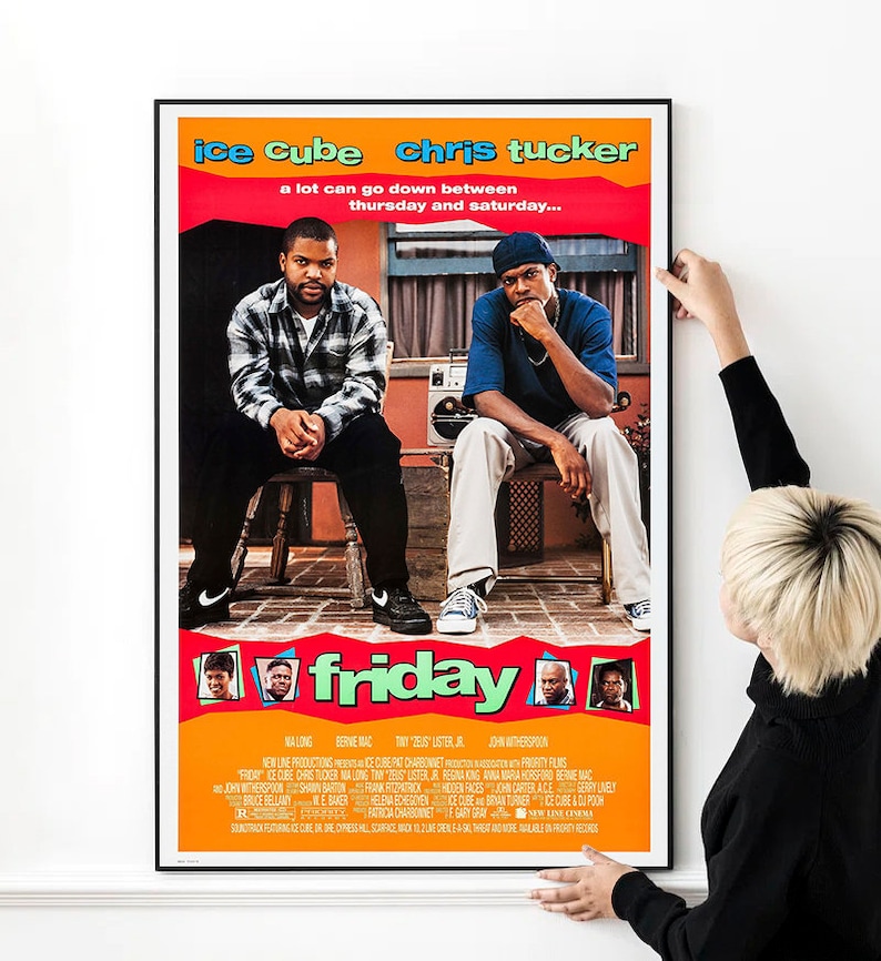 Friday Movie Poster Quality Print Photo Wall Art Canvas Cloth Multi ...
