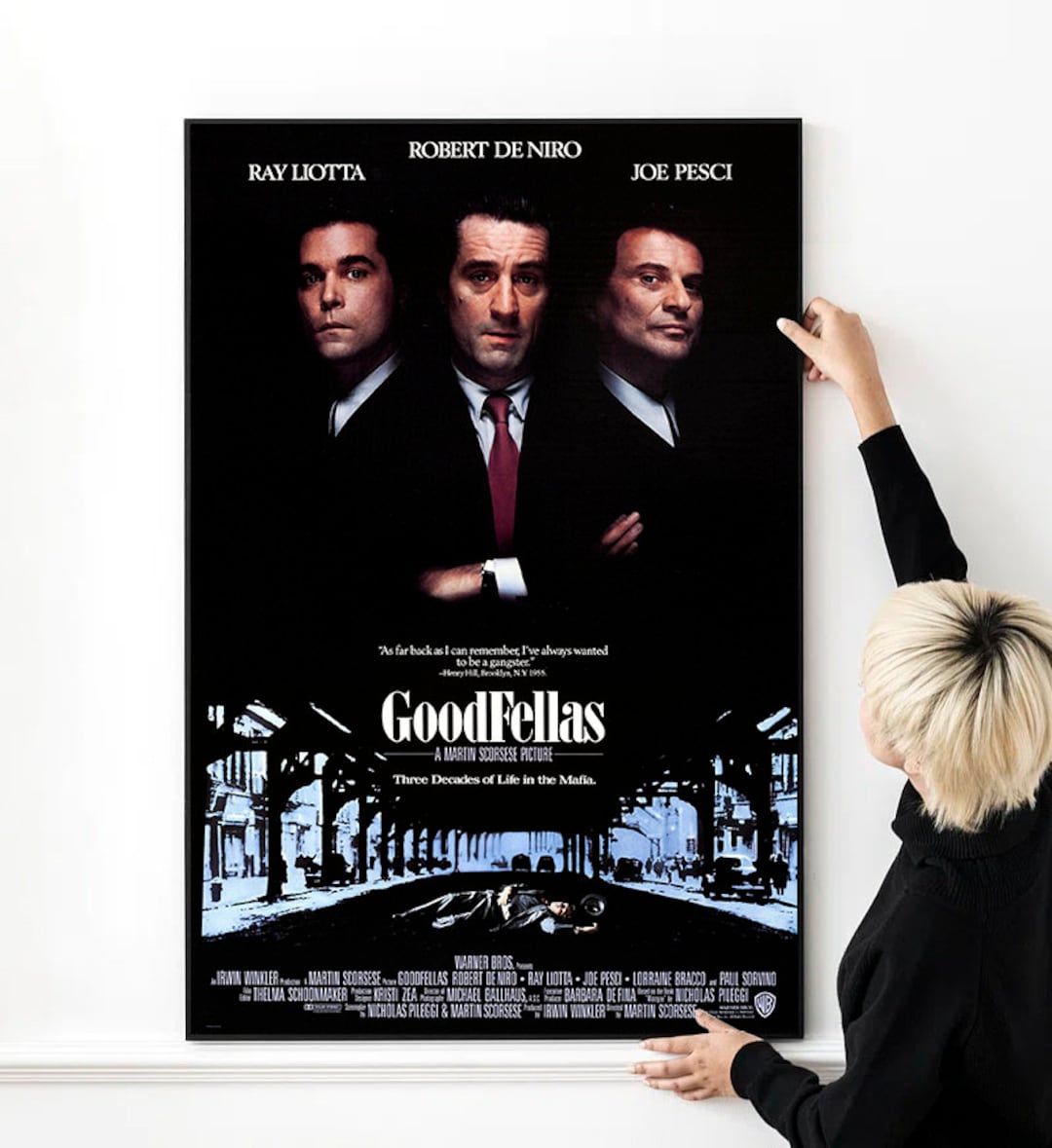 Goodfellas Movie Poster High Quality Print Photo Wall Art Canvas Cloth ...