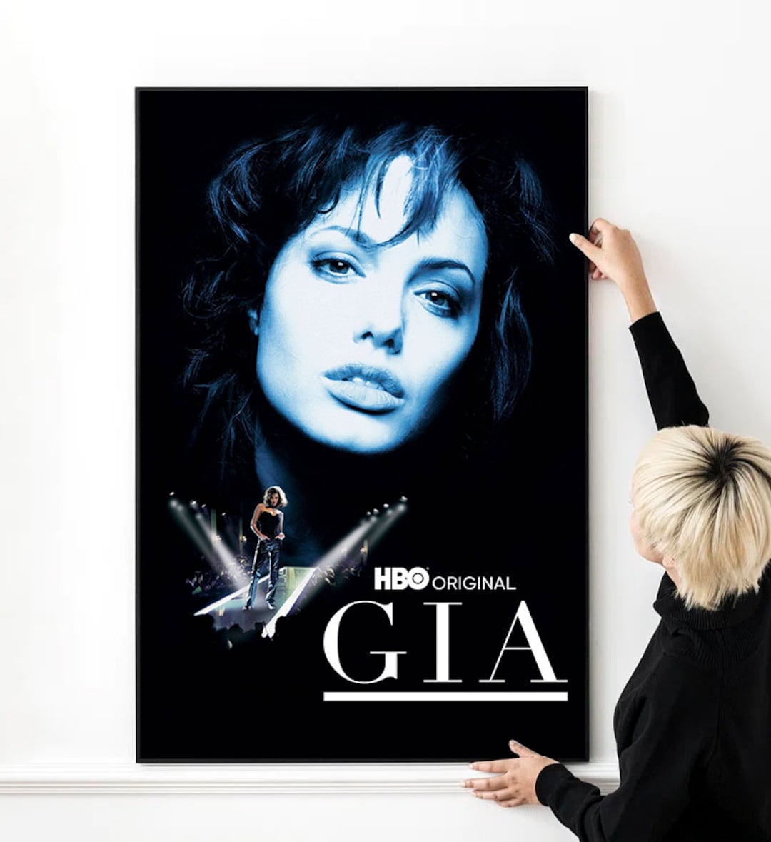 Angelina Jolie Gia (1998) Movie Poster High Quality Print Photo Wall ...