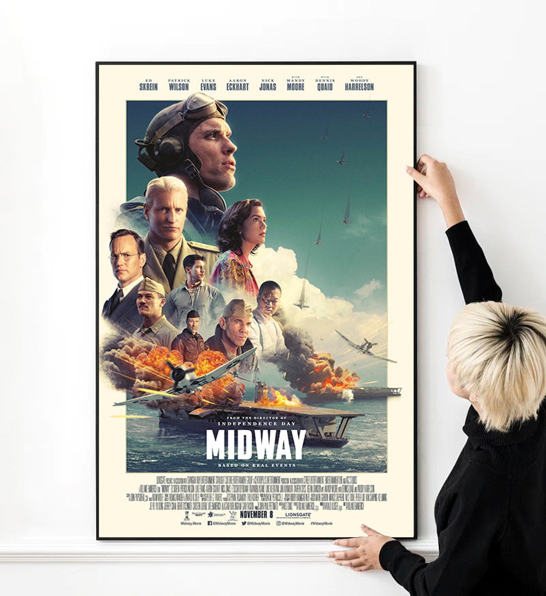 Midway Movie Poster High Quality Print Photo Wall Art Canvas Cloth Multi Size - Etsy