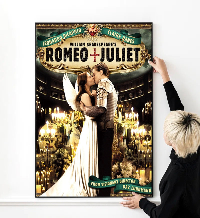 Romeo and Juliet Movie Poster Vintage High Quality Print Photo Wall Art ...