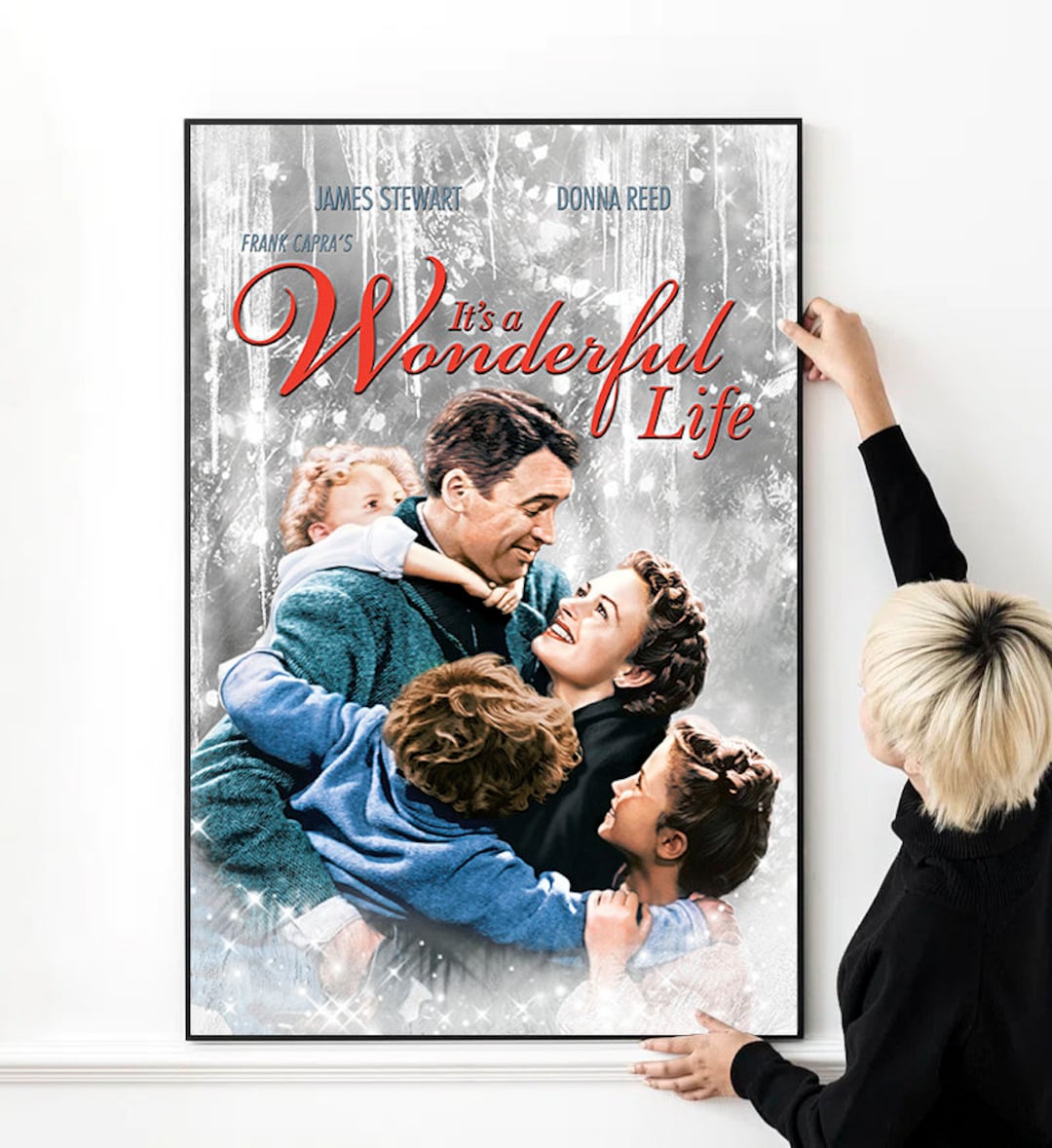 Its A Wonderful Life Movie Poster High Quality Print Photo Wall Art Its ...