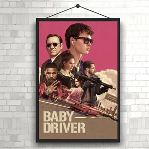 Baby Driver Movie Poster High Quality Print Photo Wall Art Canvas Cloth ...