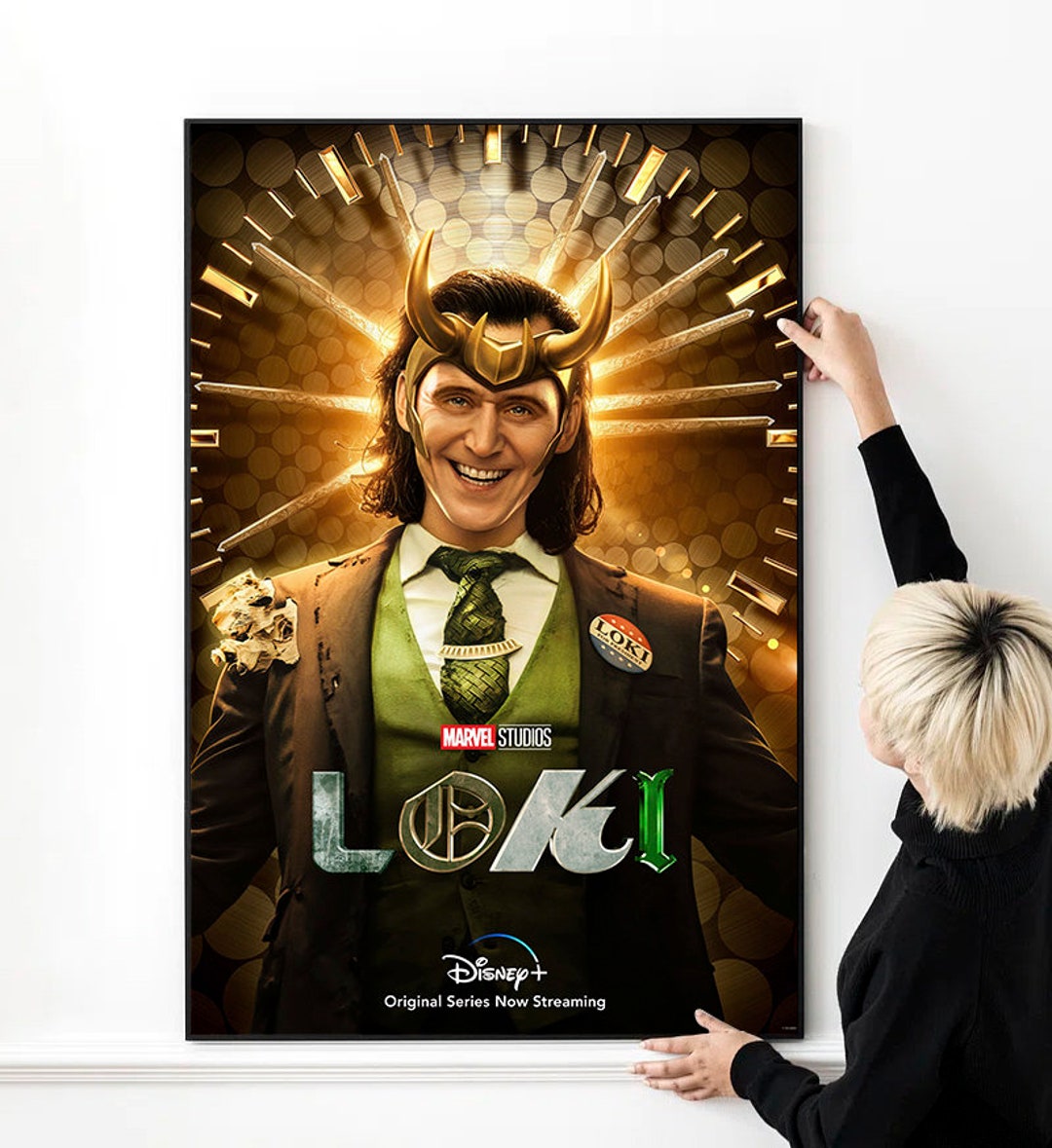 Loki TV Series Poster High Quality Print Photo Wall Art Canvas Cloth ...