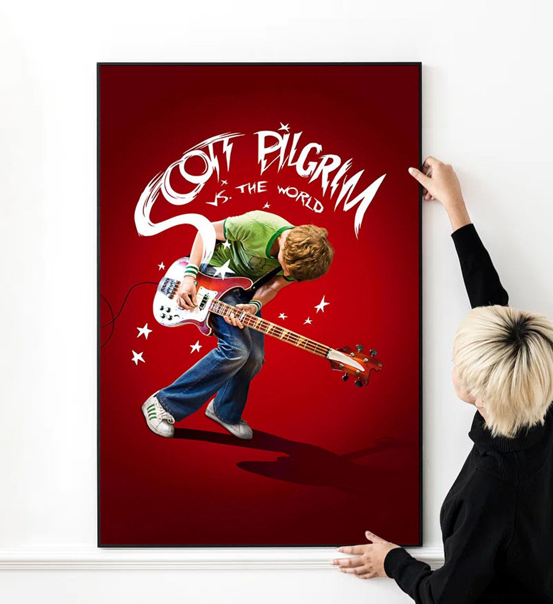 Scott Pilgrim Vs the World Classic Movie Poster High Quality Print ...