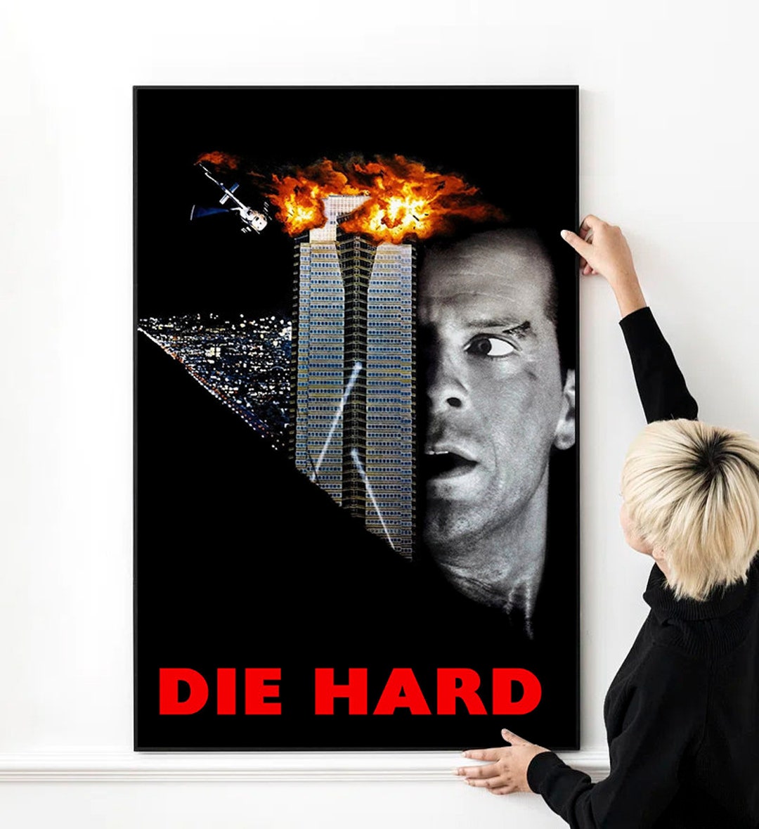 Die Hard Action Movie Artwork Poster High Quality Print Photo Wall Art ...