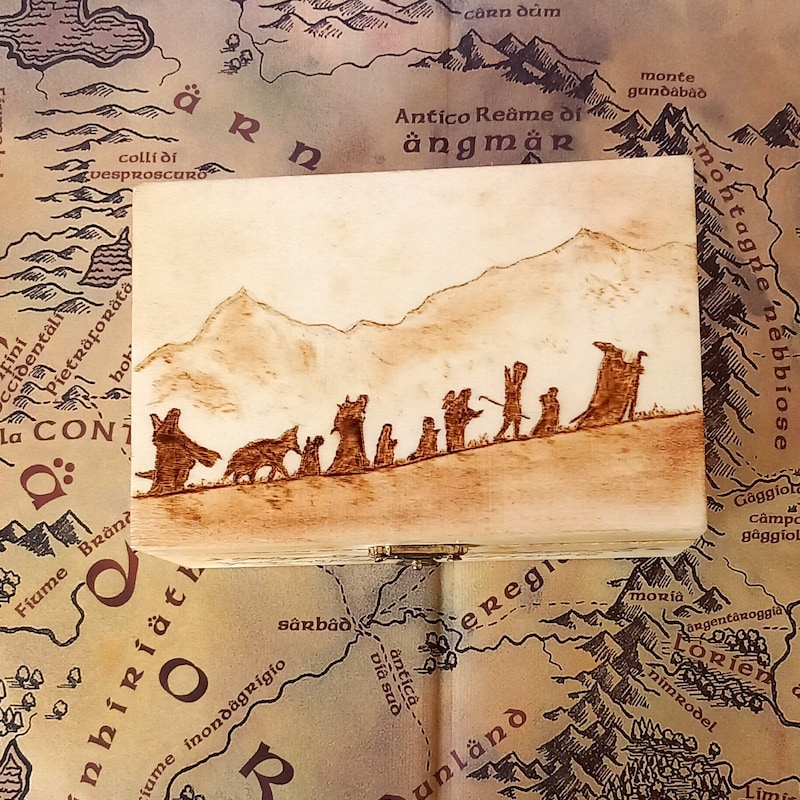 Pyrography Box - Etsy