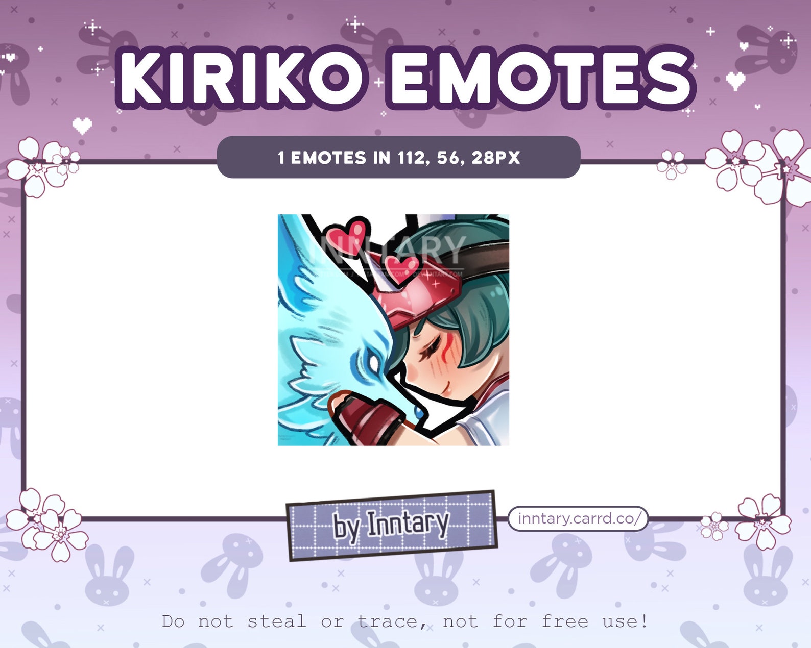 Overwatch 2 Kiriko KITSUNE SPIRIT Emote for Twitch/discord | Custom ...
