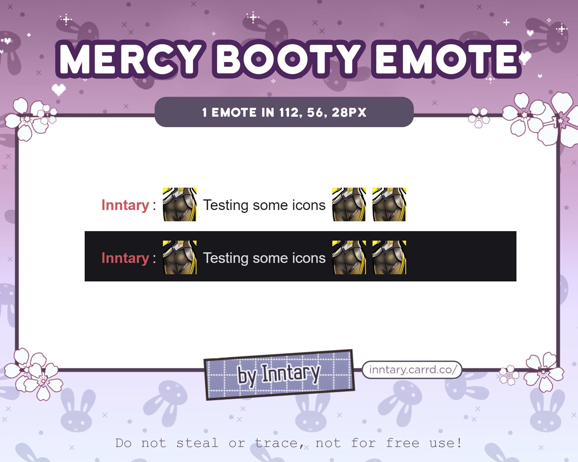 Mercy Booty Emote for Twitch/discord Custom Twitch Emotes - Etsy
