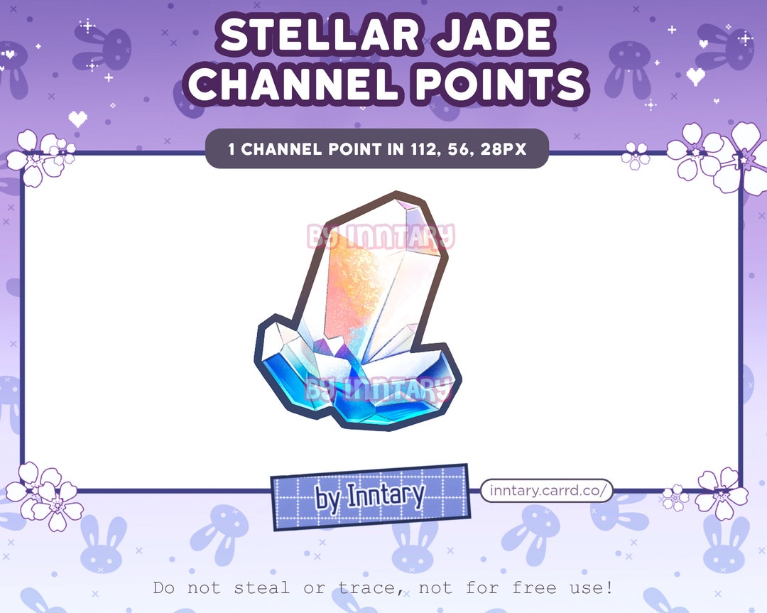 Honkai Star Rail Stellar Jade Channel Points for Twitch | Cute Twitch ...