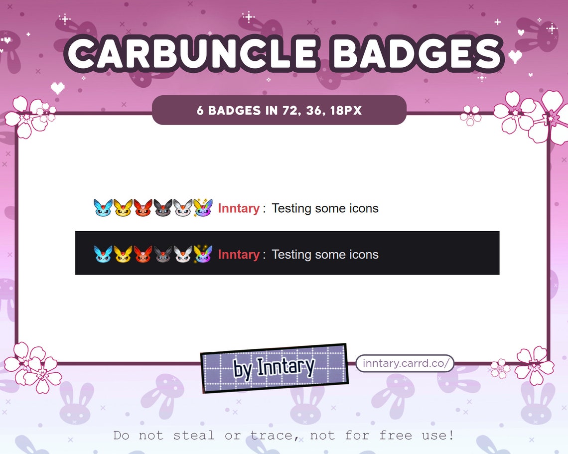 FFXIV Carbuncle Sub Badges for Twitch/youtube/discord | Bit Badges ...