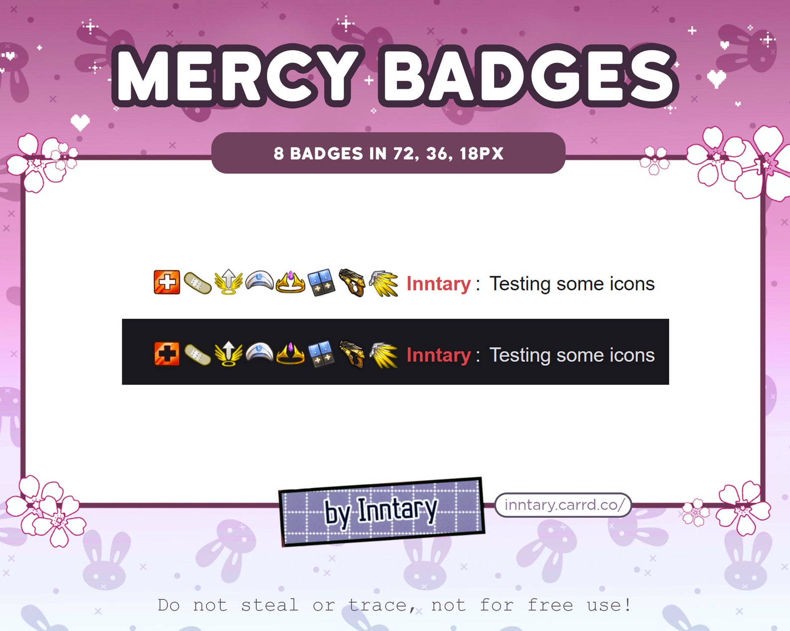 Overwatch 2 Mercy Sub Badges for Twitch/youtube/discord | Bit Badges ...