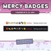 Overwatch 2 Mercy Sub Badges for Twitch/youtube/discord | Bit Badges ...