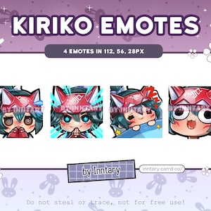 Overwatch 2 Kiriko Emote Set for Twitch/discord | Custom Twitch Emotes ...