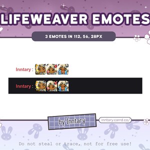 Overwatch 2: LIFEWEAVER Emote Set for Twitch/discord | Custom Twitch ...