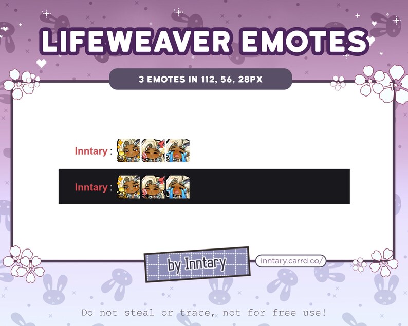 Overwatch 2: LIFEWEAVER Emote Set for Twitch/discord | Custom Twitch ...
