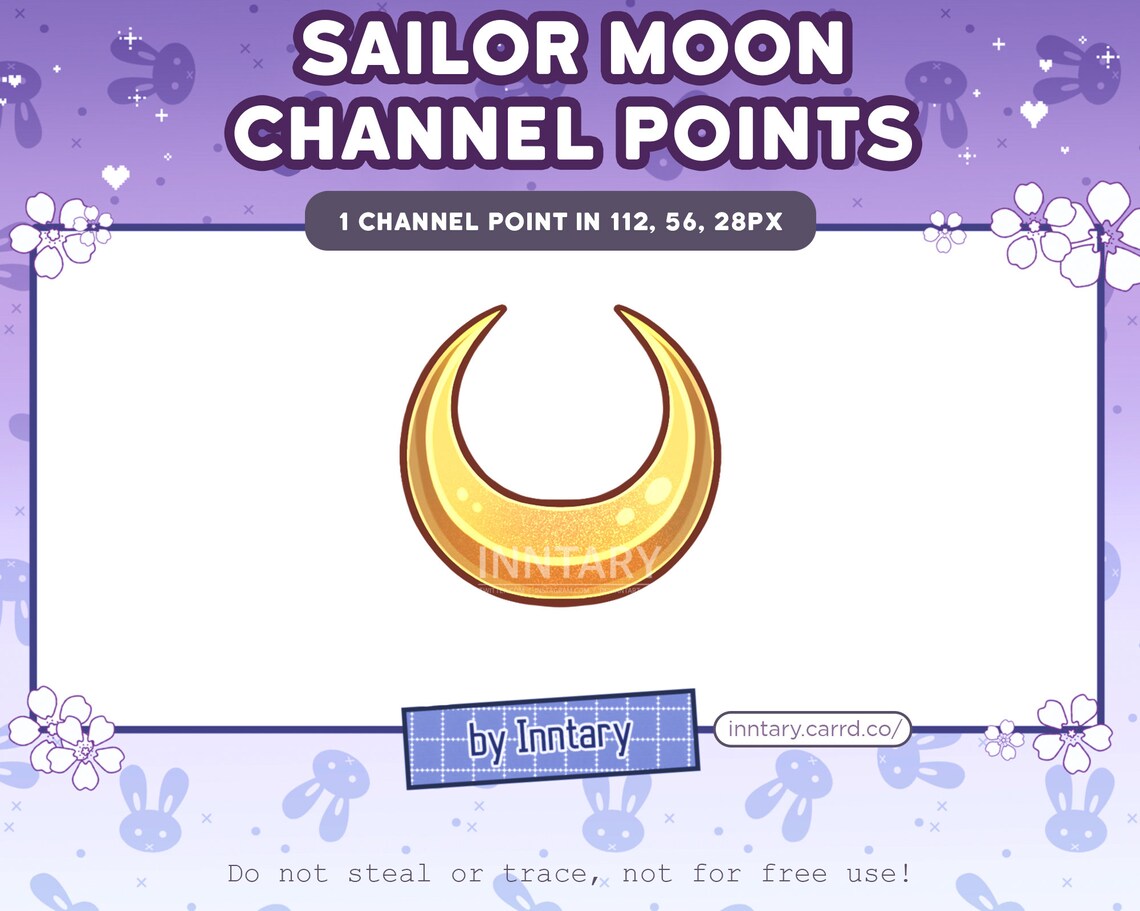 Sailor Moon Channel Points for Twitch | Cute Twitch Emotes | Stream ...