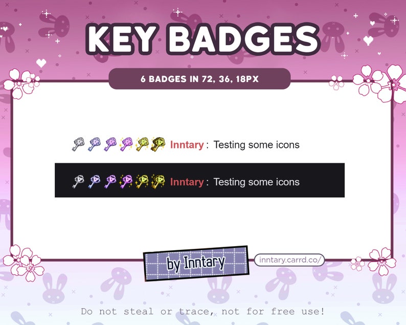 Honkai Star Rail KEY of Wisdom Sub Badges for Twitch/youtube/discord ...