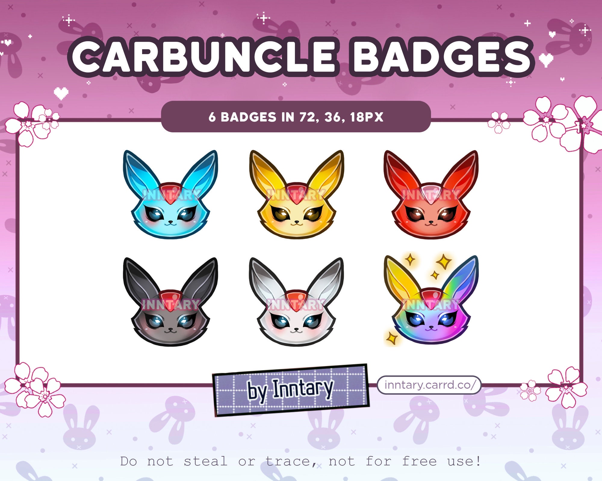 FFXIV Carbuncle Sub Badges for Twitch/youtube/discord | Bit Badges ...