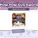 Honkai Star Rail Pom Pom Emote Set for Twitch/discord | Custom Twitch ...